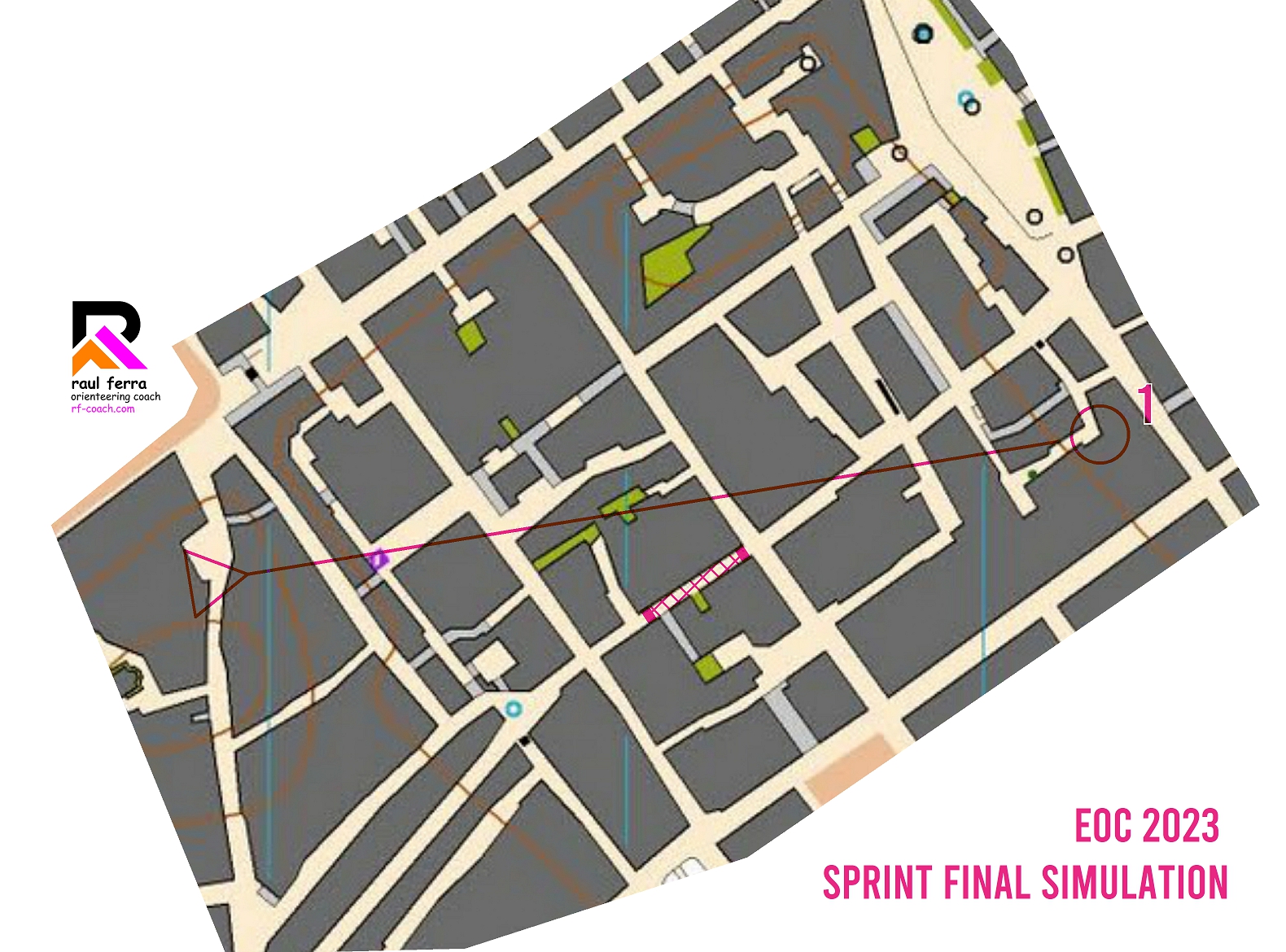 Route to EOC 2023 #1 – Orienteering Coach