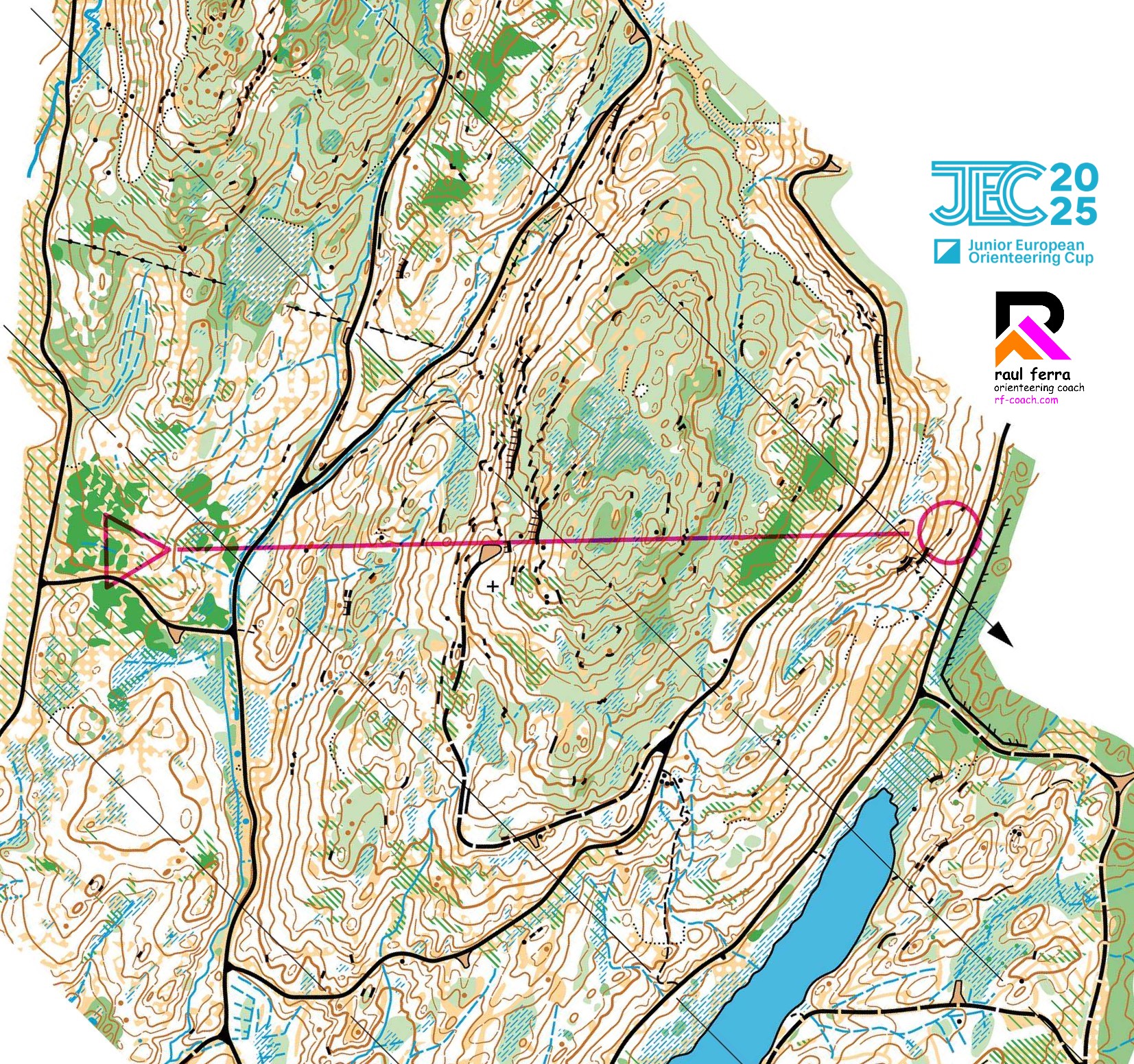 Route to JEC25: 🌲 Brave Routes in Loch Ard – Orienteering Coach